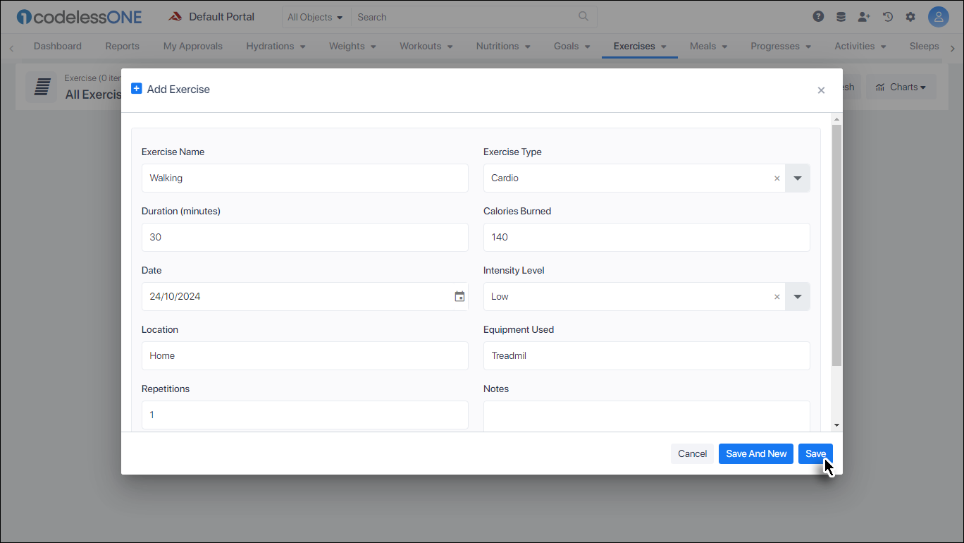 Creating New Records: A Step-by-Step Guide - Codeless ONE