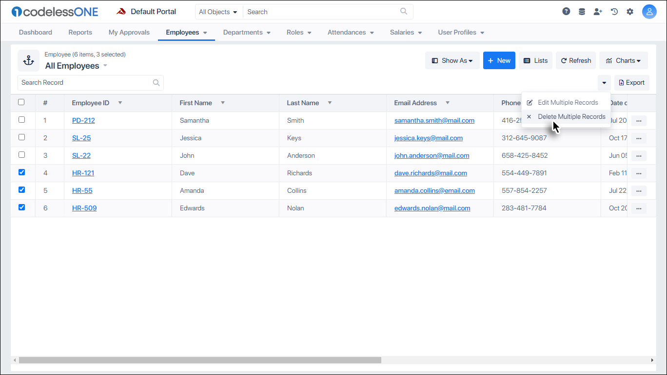 Deleting Existing Records: A Comprehensive Guide - Codeless ONE