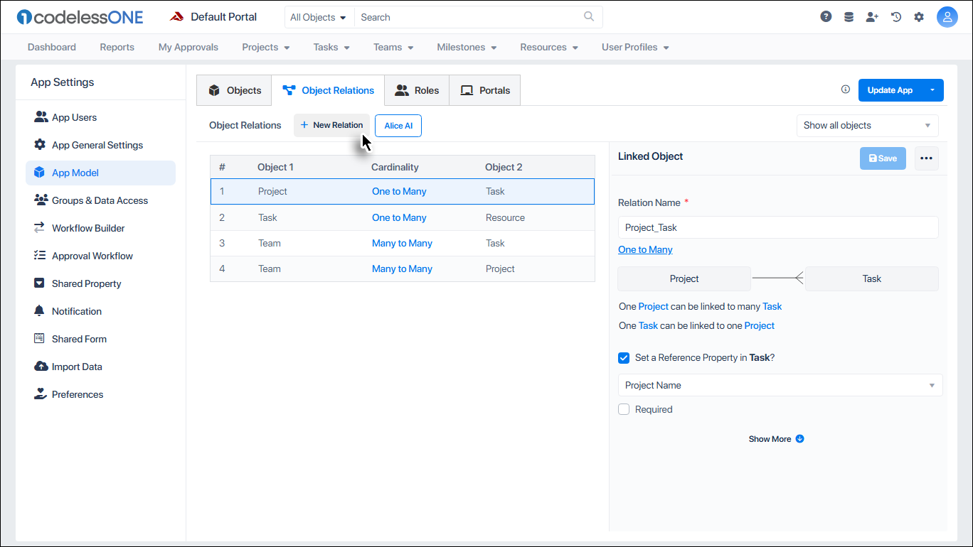 How to Set Up Object Relations - Codeless ONE