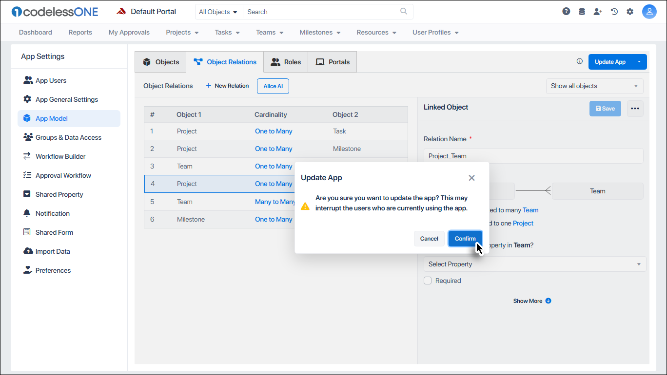 How to Set Up Object Relations - Codeless ONE