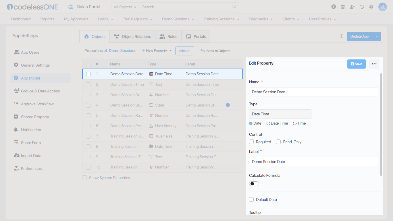 A Comprehensive Guide to Property Types in Your Application - Codeless ONE