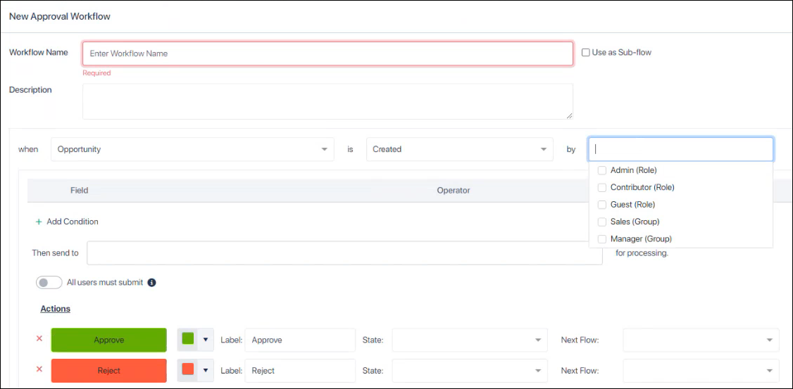 Approval Workflow: An introduction - Codeless ONE