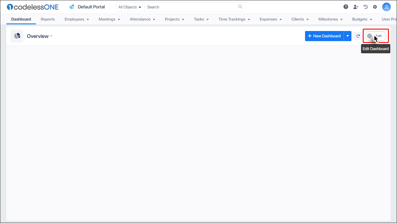 Dashboard: an introduction - Codeless ONE