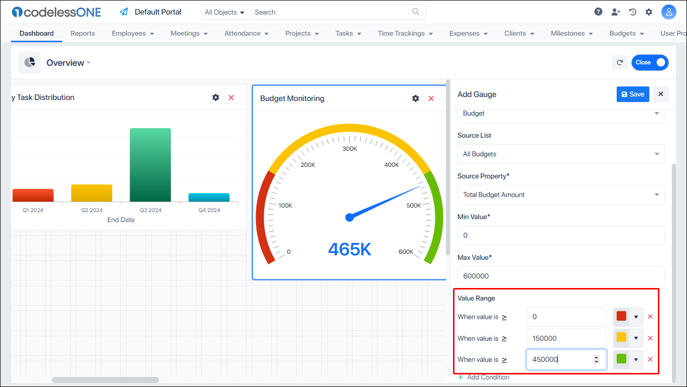 Dashboard Widgets: How to add Number, Chart, Gauge and Calendar ...