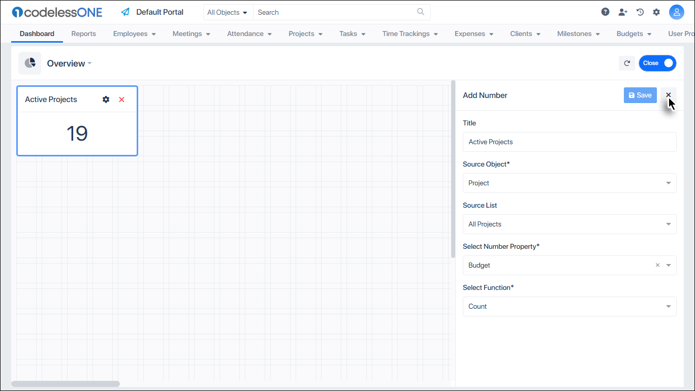 Dashboard Widgets: How to add Number, Chart, Gauge and Calendar ...