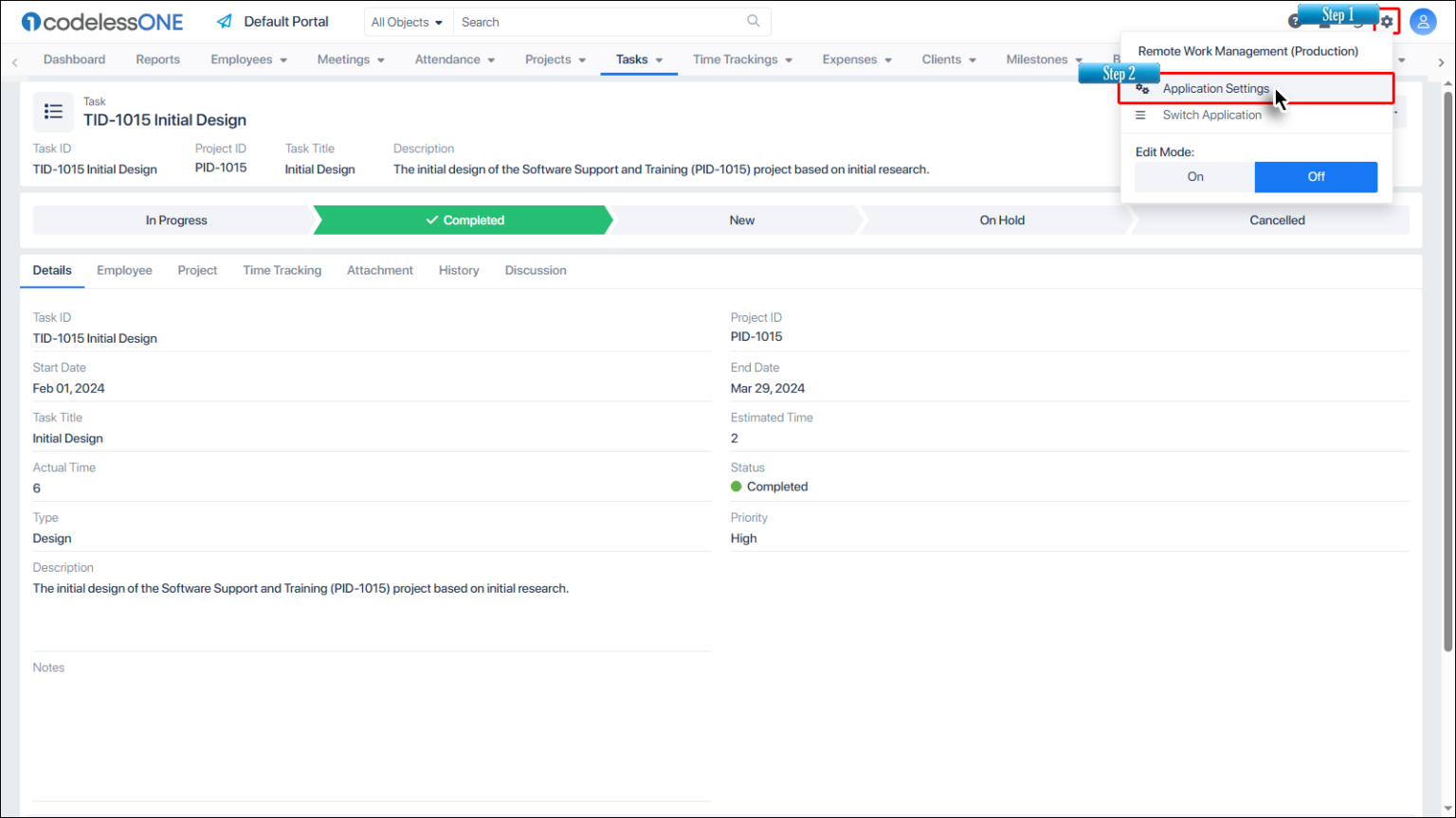 Editing the Progress Bar sequence - Codeless ONE